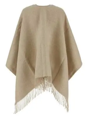 Fendi Fringed Poncho