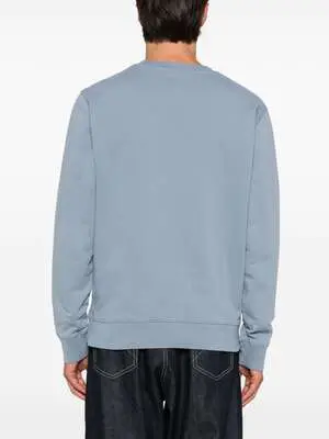 Maison Kitsuné Fox Head-patch Sweatshirt - Blue