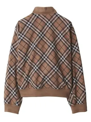 Burberry Vintage Check Zip-up Bomber Jacket - Neutrals