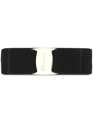 FERRAGAMO Vara Bow Hair Clip - Black