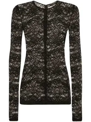 Dolce & Gabbana Floral Lace Top