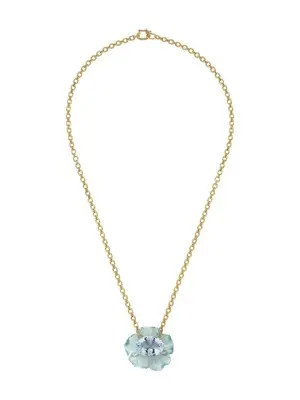 Irene Neuwirth 18kt Yellow Tropical Flower Necklace - Gold