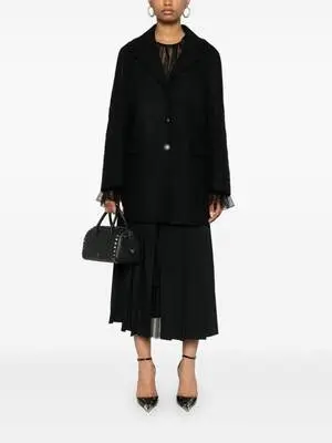 Ermanno Scervino Floral Embroidery Coat