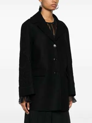 Ermanno Scervino Floral Embroidery Coat