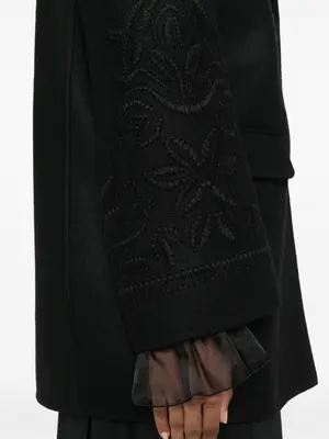 Ermanno Scervino Floral Embroidery Coat