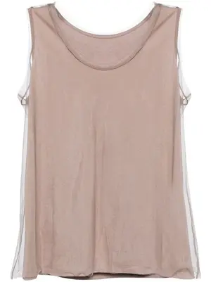 JNBY Mesh-detailing Top - Neutrals