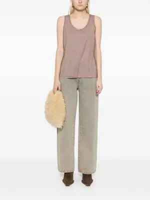 JNBY Mesh-detailing Top - Neutrals