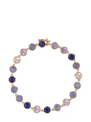 Irene Neuwirth 18kt Rose Gold Gemstone Bracelet - Pink