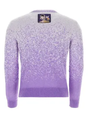 Mcm Two-tone Knitted Sweater