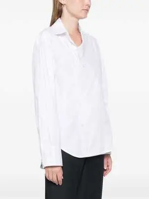 FRENKEN Cross Asymmetric Shirt - White