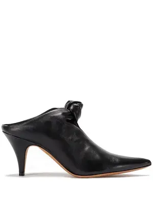 Khaite Rowan 75mm Mules - Black