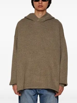 Fear Of God Logo-patch Knitted Hoodie