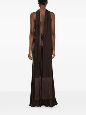 Attico Silk Maxi Dress
