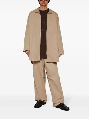 Fear Of God Logo-patch Zip-up Shirt Jacket