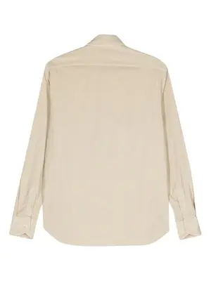 TINTORIA MATTEI 954 Pinwale Corduroy Shirt - Neutrals