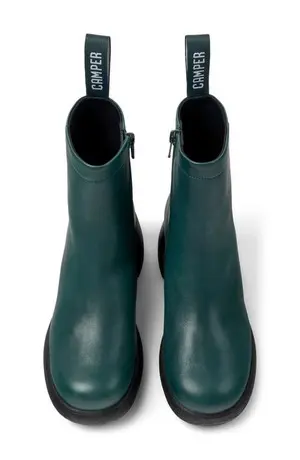 Camper Thelma Platform Bootie - Dark Green