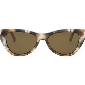 Fendi Fendi Diamonds 54mm Cat Eye Sunglasses Havana/ Other / Brown