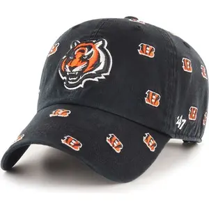 '47 Cincinnati Bengals Confetti Clean Up Adjustable Cap - Black