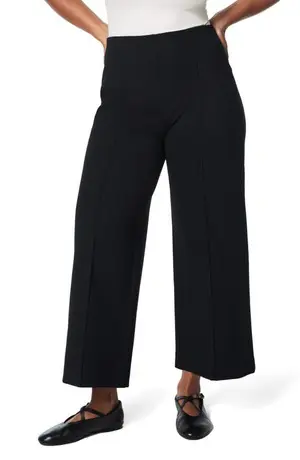 Spanx The Perfect Pull-on Crop Wide Leg Ponte Pants