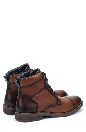 Pikolinos York M2m Lace-up Cap Toe Boot - Cuero