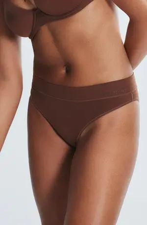 SAVAGE X FENTY Soft N' Savage Cheeky Panties Brown Sugar Nude