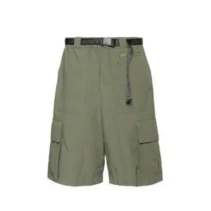Off-White Bermuda Shorts - Green