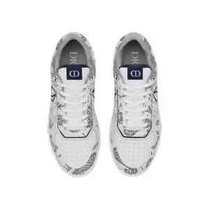 Dior B27 Leather Sneakers - White