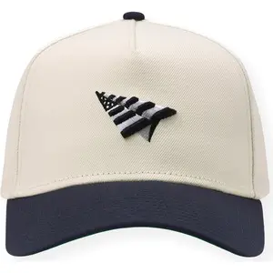 PAPER PLANES Logo 9forty A-frame Snapback Cap - Chrome White/black