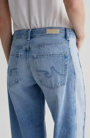 Ag Adria Low-rise Wide-leg Jeans