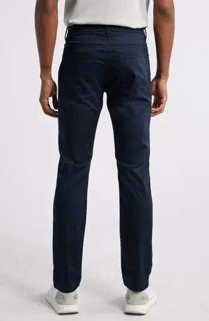 BOSS Delaware Stretch Straight Leg Pants - Dark Blue