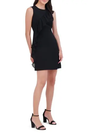 Eliza J A-line Ruffle Dress