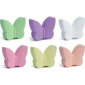 PURSONIC Aromatherapy Butterflies Bath Bombs 6 Pack - Multi Color