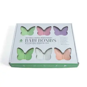PURSONIC Aromatherapy Butterflies Bath Bombs 6 Pack