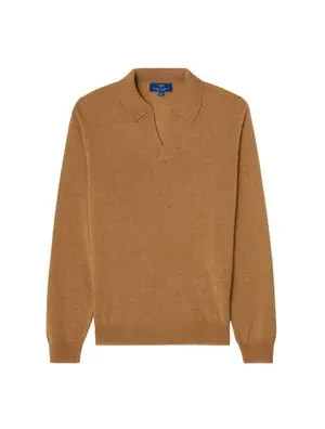 Robert Talbott Parsons Johnny Collar Cashmere Sweater
