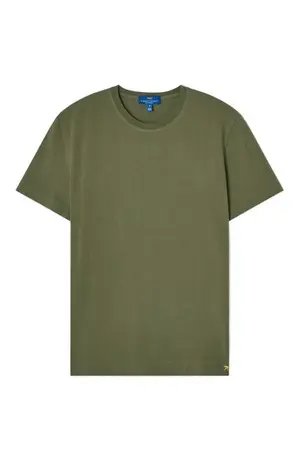 Robert Talbott Dean Stretch Jersey Tee - Olive
