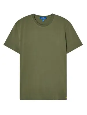 Robert Talbott Dean Stretch Jersey Tee - Olive