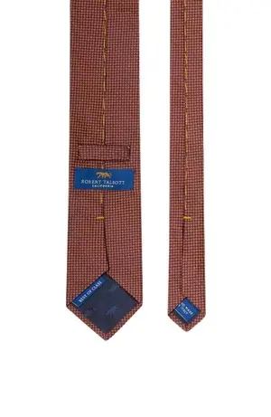 Robert Talbott Micro Neat Necktie - Orange