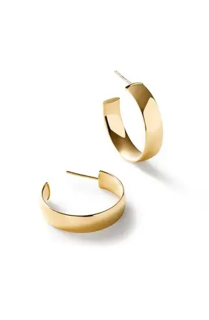 ANA LUISA Hoop Huggie Earrings - Gold
