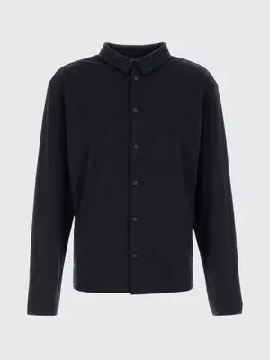 Giorgio Armani Pure Cashmere Knit Shirt With French Collar - Navy