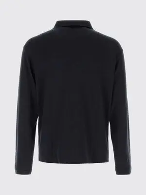 Giorgio Armani Pure Cashmere Knit Shirt With French Collar - Navy