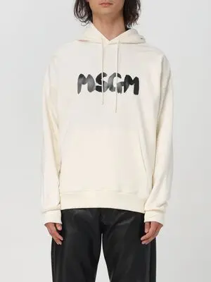 MSGM Relaxed Fit Sweatshirt - Natural