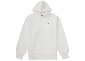Supreme Small Box Hooded Sweatshirt - White