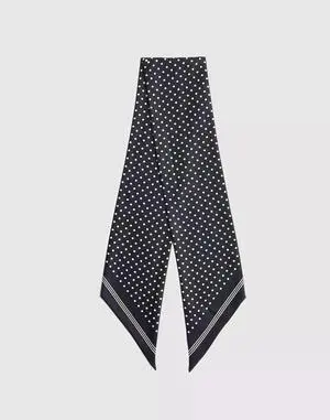 Madewell Silk Twill Tie Jet Black