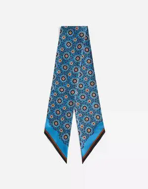 Madewell Silk Twill Tie Sunfaded Blue