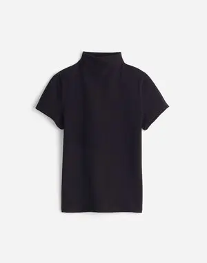 Madewell Short-sleeve Mockneck T-shirt - Jet Black