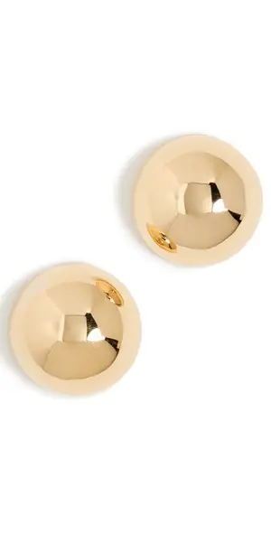 ANNIKA INEZ Small Hemisphere Earrings - Gold