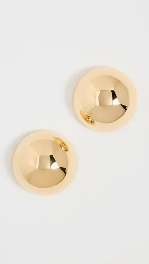 ANNIKA INEZ Small Hemisphere Earrings - Gold