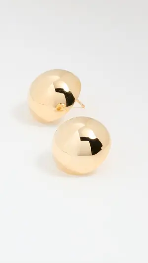 ANNIKA INEZ Small Hemisphere Earrings - Gold