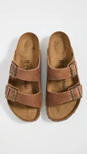 BIRKENSTOCK Arizona Sandals - Cognac