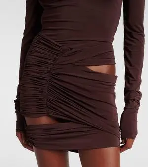 NENSI DOJAKA Asymmetric Cutout Minidress